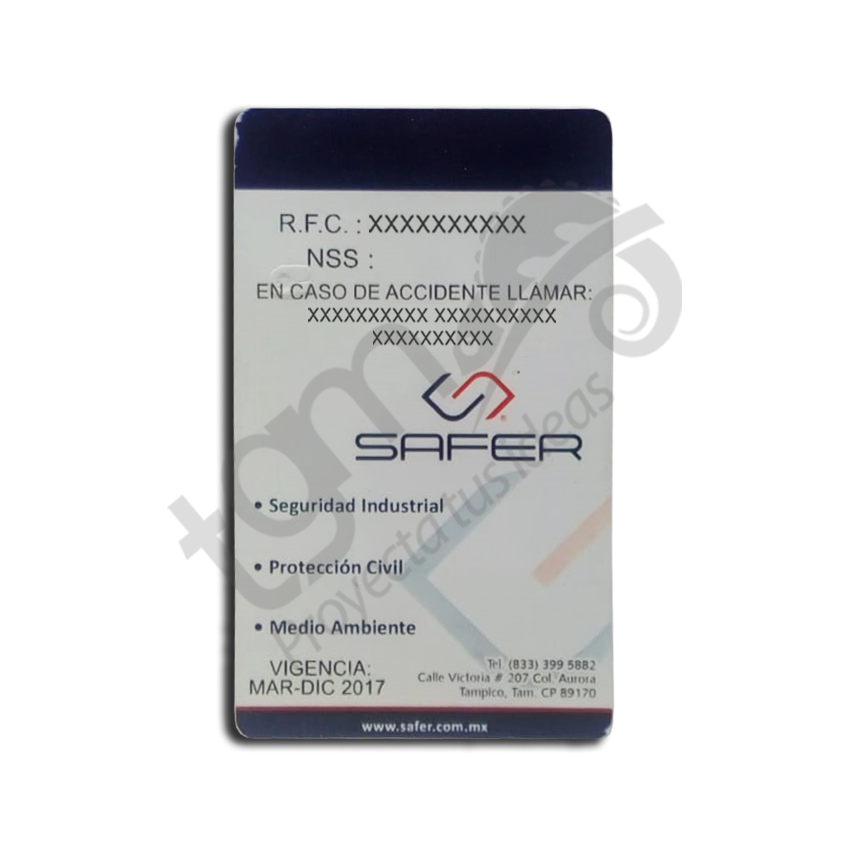 GAFETE PVC - TGM | Trofeos y Grabados M